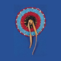 Authentic American Indian Design Imported Beaded Rosettes- Native ...