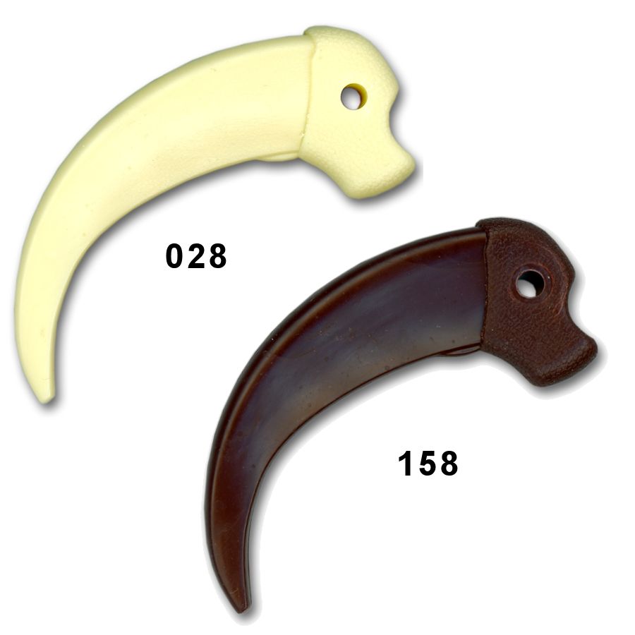 Simulated Grizzly Claws - 4" | Crazy Crow Trading Post