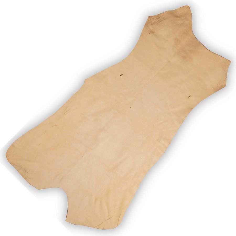 German Tanned Buckskin - Natural, 20-22 | Craft Leather | Crazy Crow ...