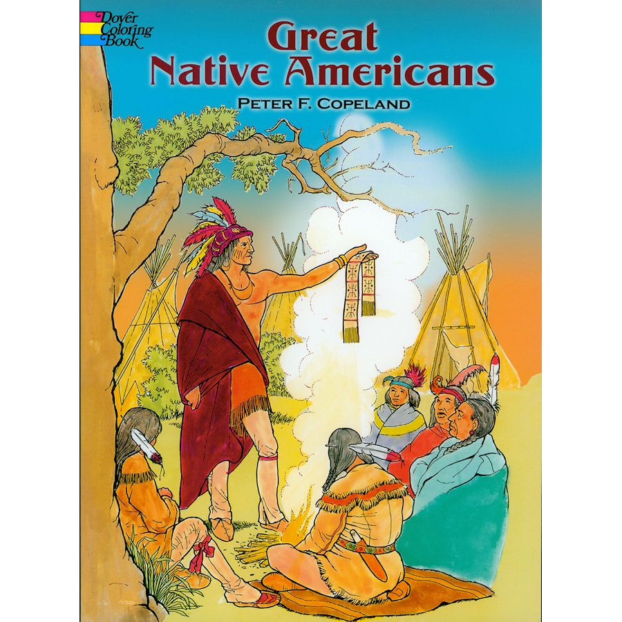 Great Native Americans Coloring Book | Crazy Crow Trading Post