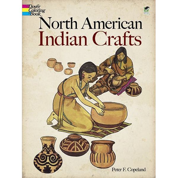 North American Indian Crafts Coloring Book | Crazy Crow Trading Post