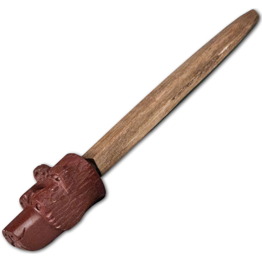 Pipestone Bear Effigy Offering Pipe | Crazy Crow Trading Post