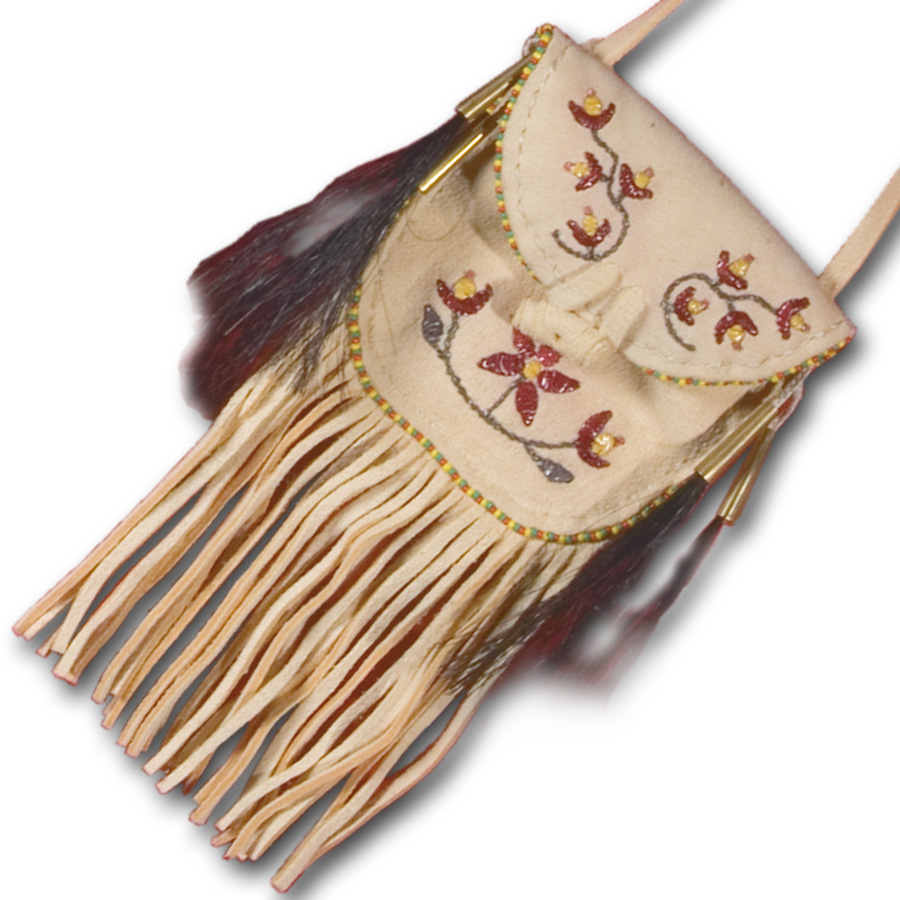 Quilled Neck Bag | Crazy Crow Trading Post