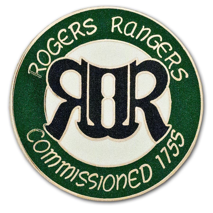 Roger's Rangers Badge - Gold | Crazy Crow Trading Post