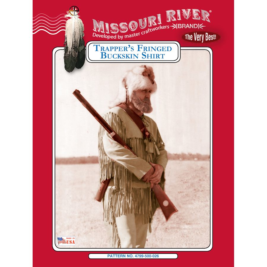 Trapper's Fringed Buckskin Shirt Pattern | Crazy Crow Trading Post