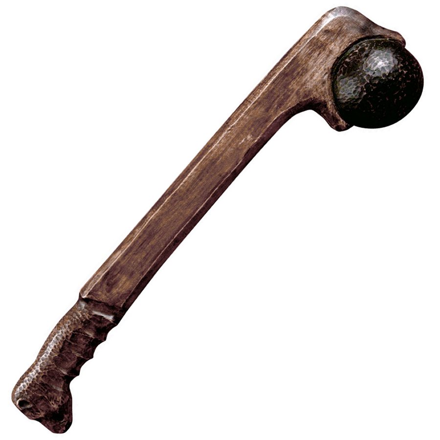 Wooden Bear War Club - 17.5" Long | Crazy Crow Trading Post