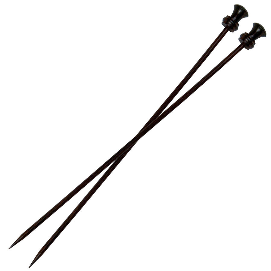 Knitting Needles - 4mm Rosewood Pair | Craft Needles | Crazy Crow ...