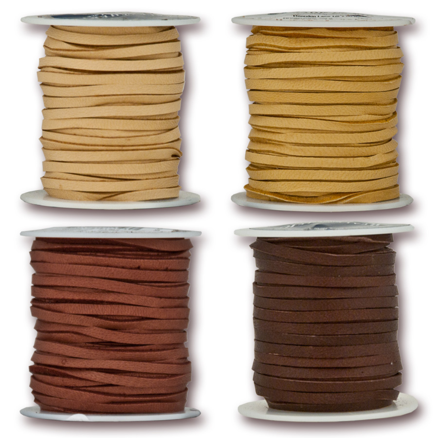 Deerskin Lace - 50 ft Spool - 1/8" | Crazy Crow Trading Post
