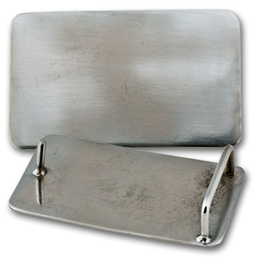 Buckle Blanks- Rectangular Small, 3-3/16"x2" | Crazy Crow Trading Post