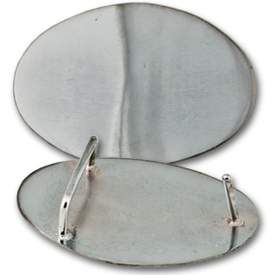 Buckle Blanks- Oval Small, 3-3/16"x2" | Crazy Crow Trading Post