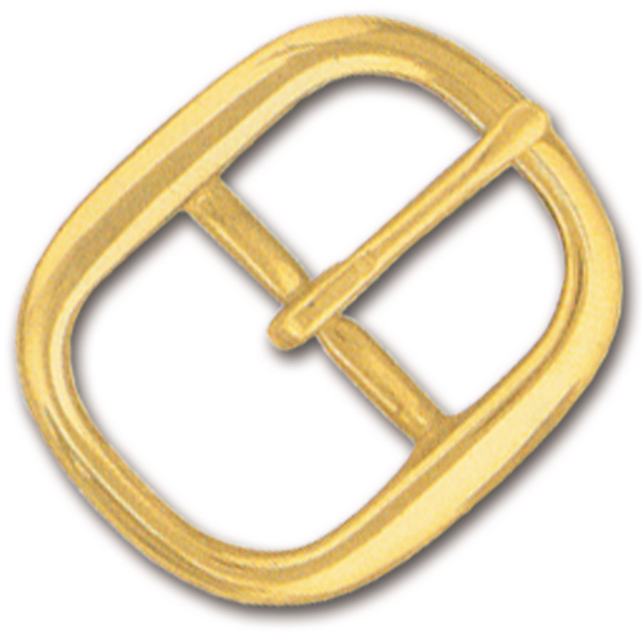 Brass Utility Buckle, 1-1/2" | Crazy Crow Trading Post