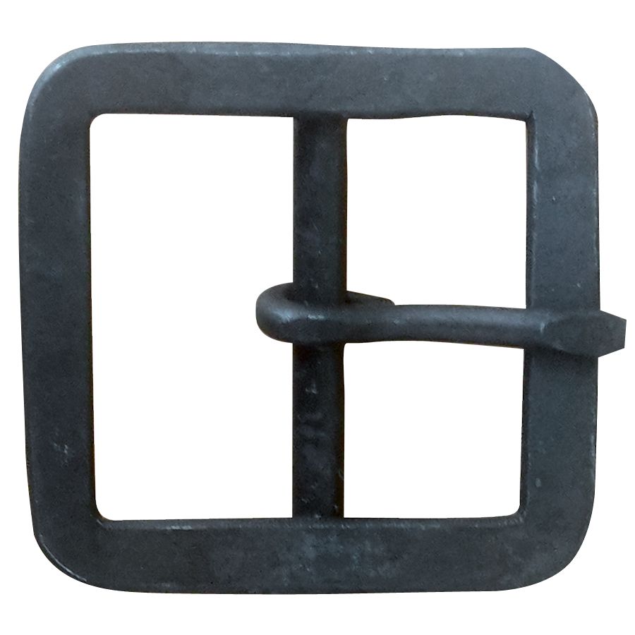 Hand Forged Utility Buckles - 1 1/4" Square Plain | Crazy Crow Trading Post