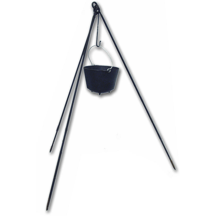 Hand Forged Tripod Fire Set - 48" | Crazy Crow Trading Post
