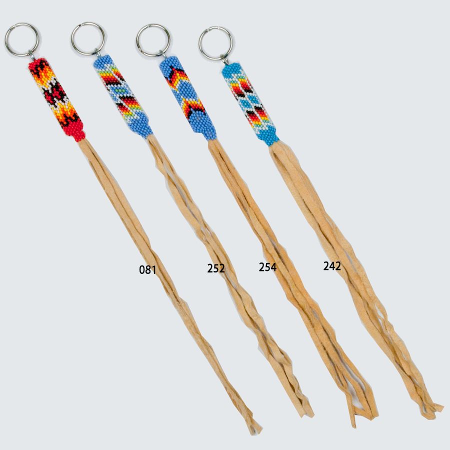 Czech Beaded Keychains - 4 colors | Crazy Crow Trading Post