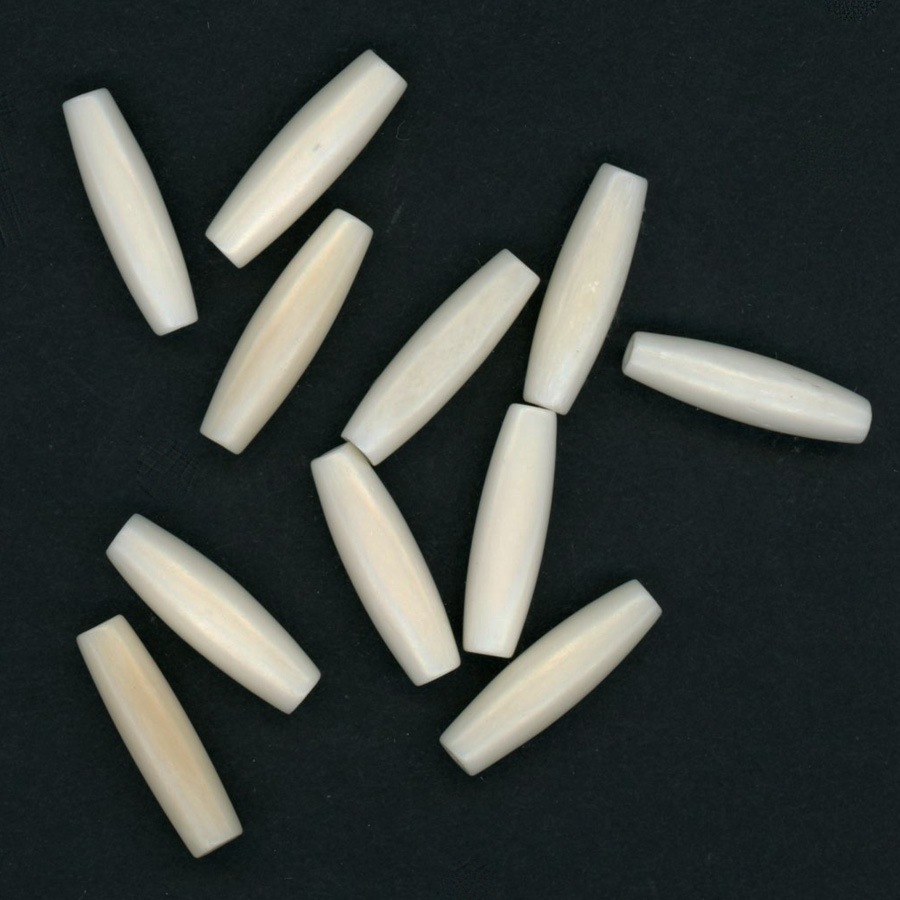 Genuine Bone Hairpipe, 1" | Crazy Crow Trading Post