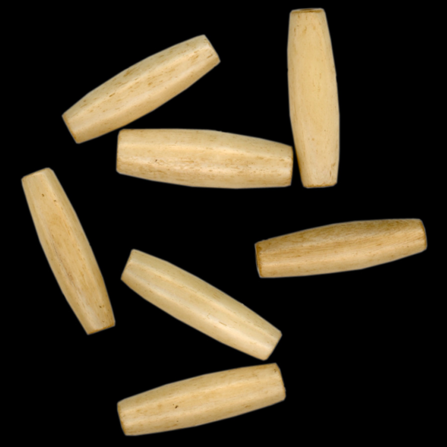 Antique Bone Hairpipe, 1" | Crazy Crow Trading Post