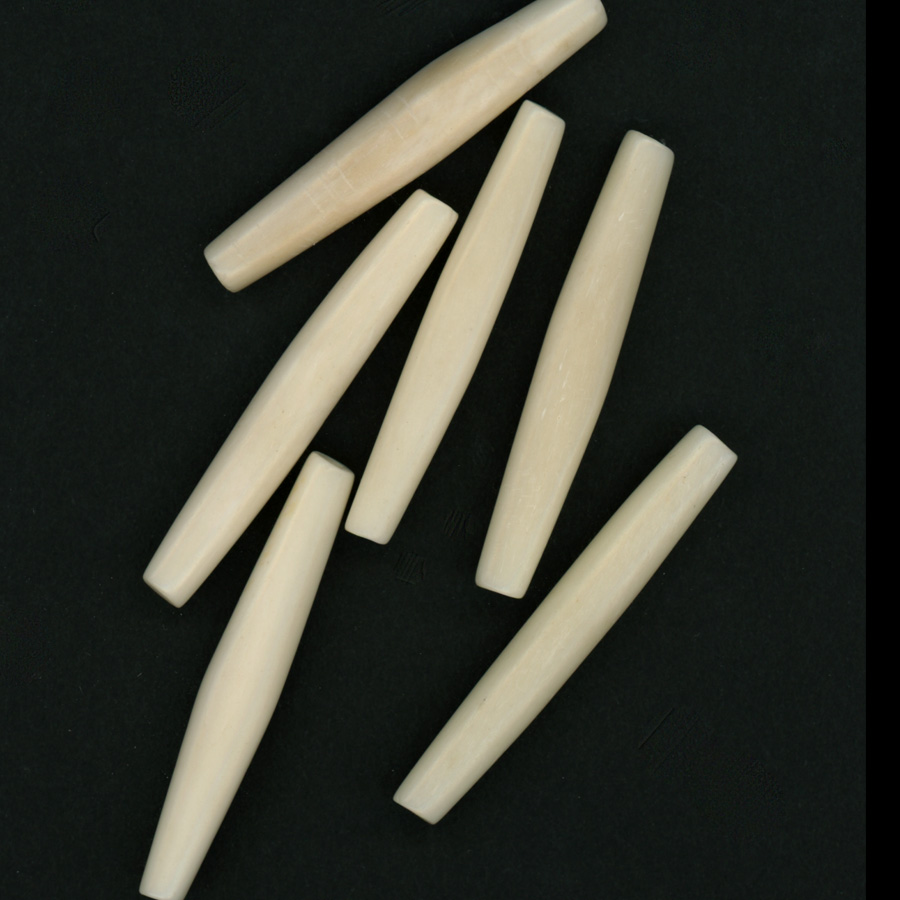 Bone Hairpipe, 2" | Crazy Crow Trading Post