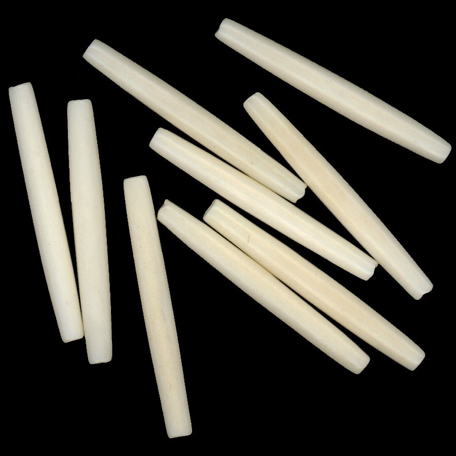 Ultra Thin Bone Hairpipe, 1-1/2" | Crazy Crow Trading Post