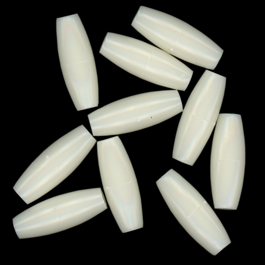 Imitation Hairpipe, 1" Ivory | Crazy Crow Trading Post