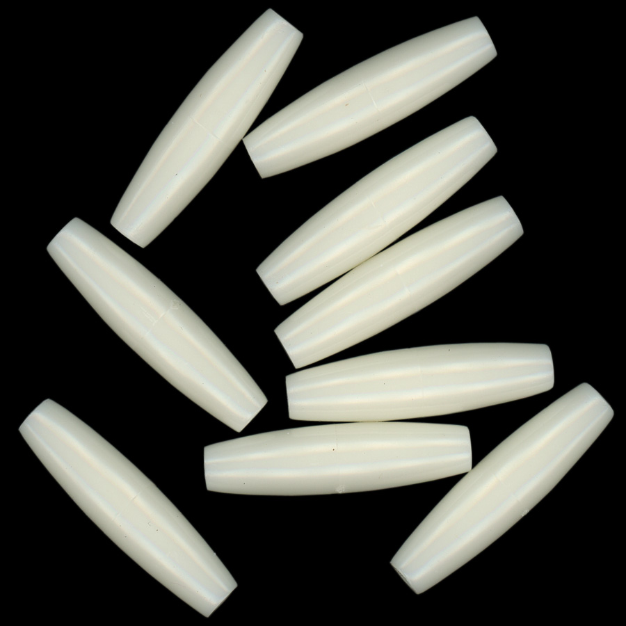 Imitation Hairpipe, 1-1/2" Ivory | Crazy Crow Trading Post