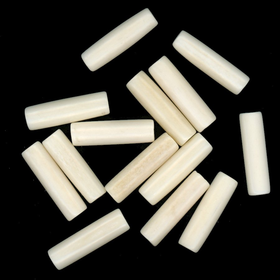 Genuine Bone Tubes - 1" | Crazy Crow Trading Post