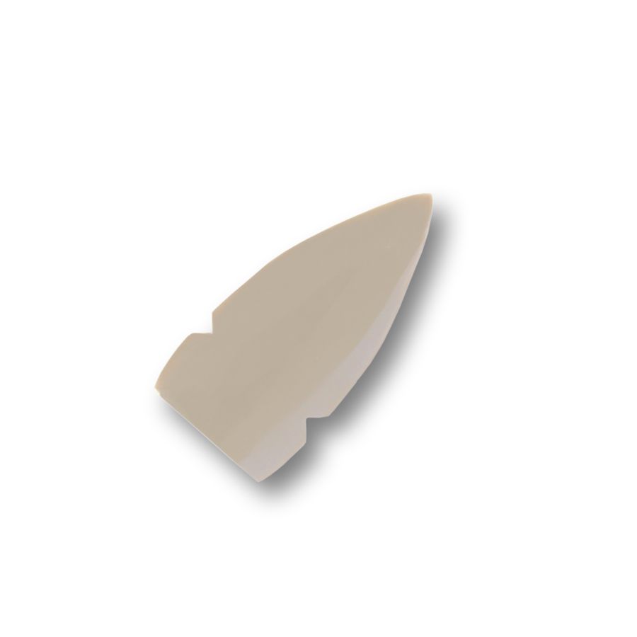 Carved White Bone Arrowhead - 1 1/2" | Crazy Crow Trading Post