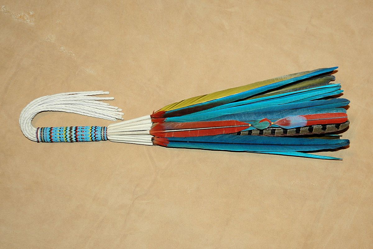 Native American Beaded Fans